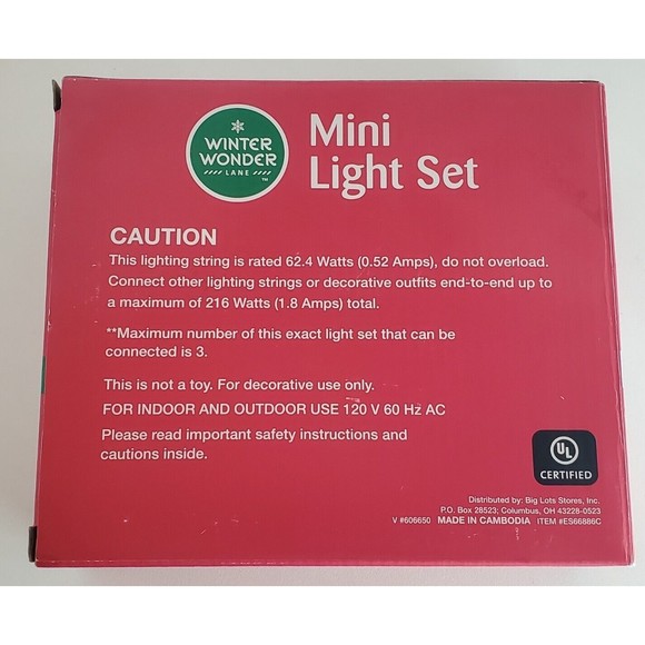 Winter Wonder Lane | Holiday | Winter Wonder Lane 4 Mini Clear Lights ...